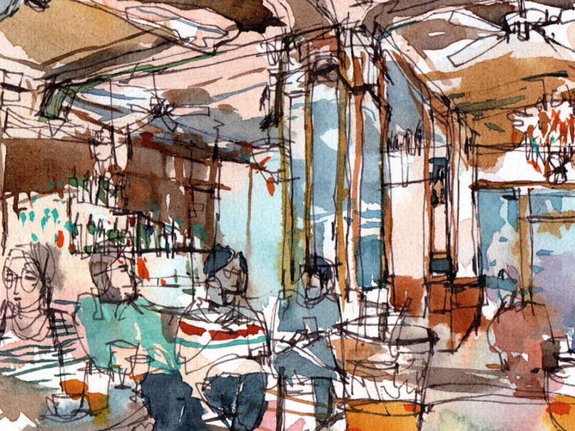 Drawing Barcelona | Original Watercolors & Prints of Barcelona